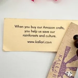Artisan | Jewelry | Amazonian Handmade Seed Pod Beaded Necklace Tribal ...